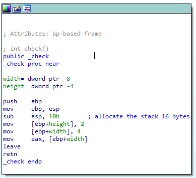 x86 Assembly, Function local variable – Cyber Security Architect | Red ...