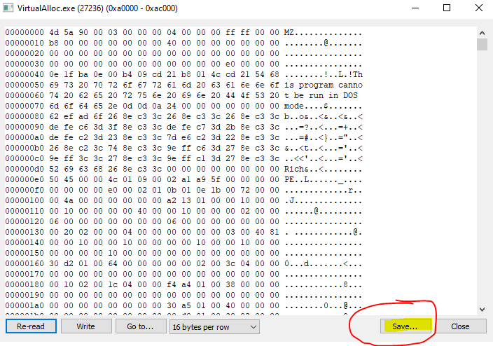 Extract Payload from Memory – Cyber Security Architect | Red/Blue Teaming | Exploit/Malware Analysis