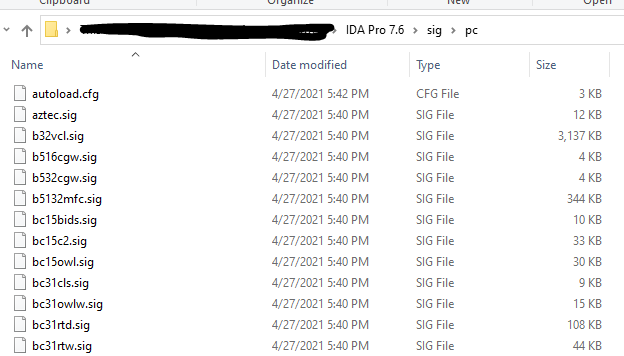 Create .sig file from .lib for IDA – Cyber Security Architect | Red ...